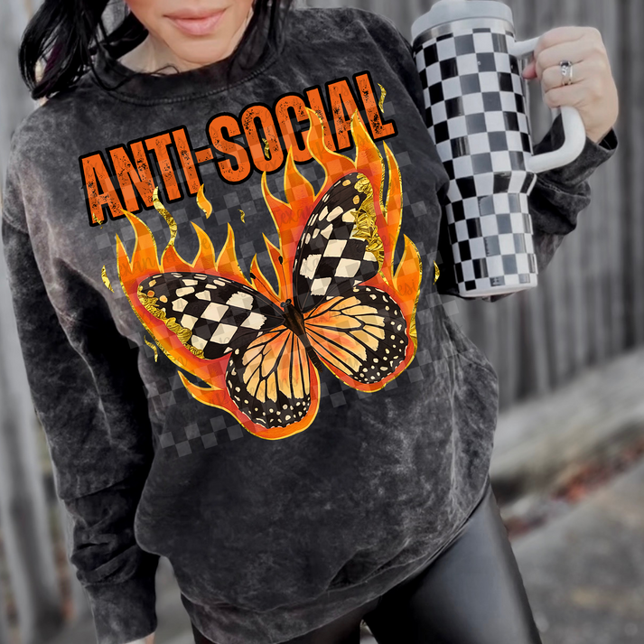 anti-social - DIGITAL PNG – Texan 4K Designs