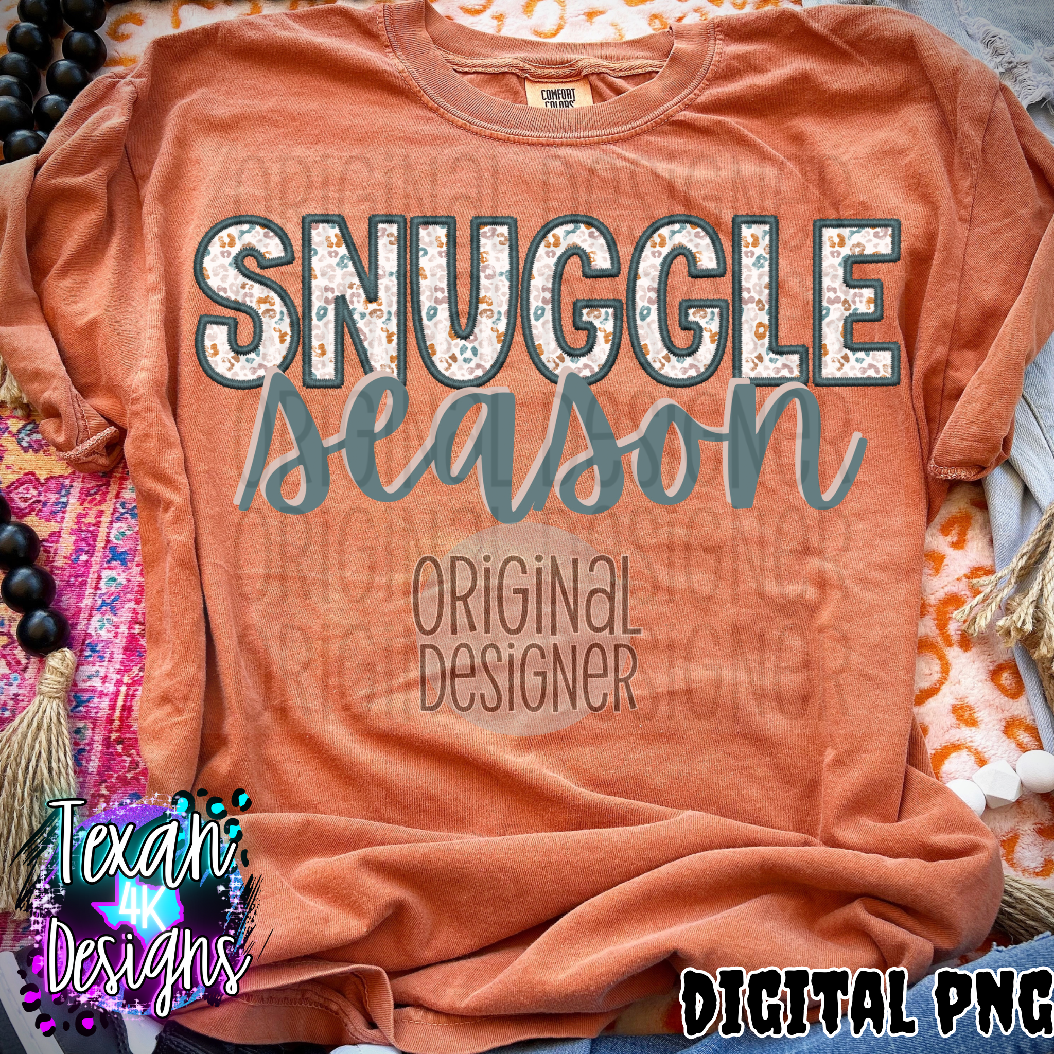 snuggle season - DIGITAL PNG – Texan 4K Designs