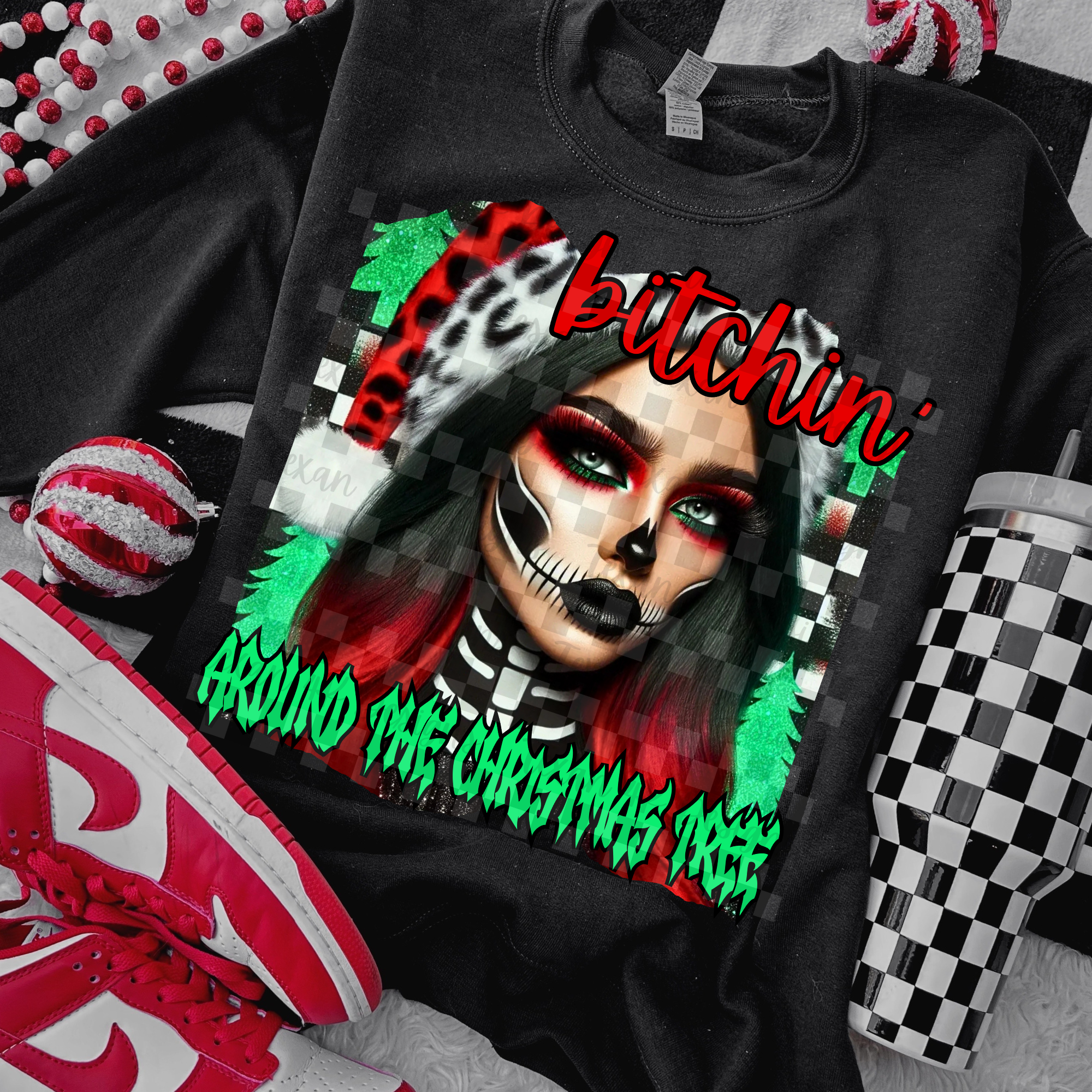 bitchin' around the christmas tree - DIGITAL PNG – Texan 4K Designs